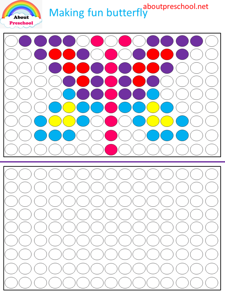 Making fun butterfly - About Preschool