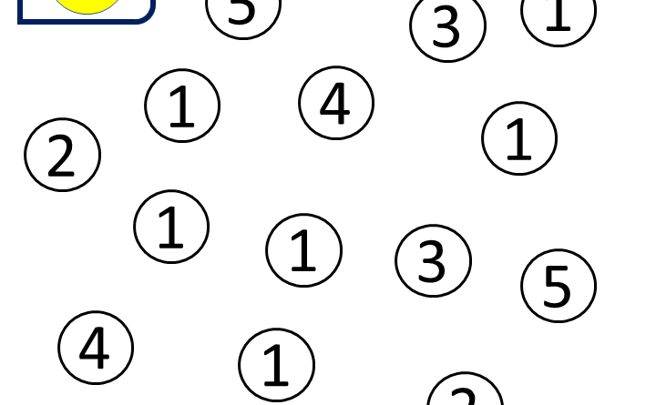 I find the numbers 1 - About Preschool