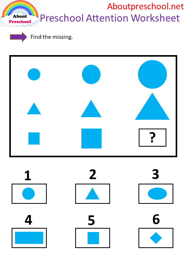 Preschool Find The Missing - About Preschool About Preschool