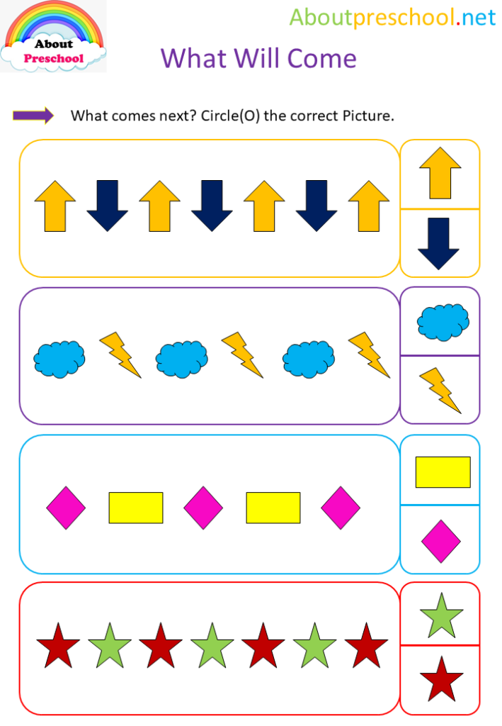 Preschool What Comes Next-6 - About Preschool