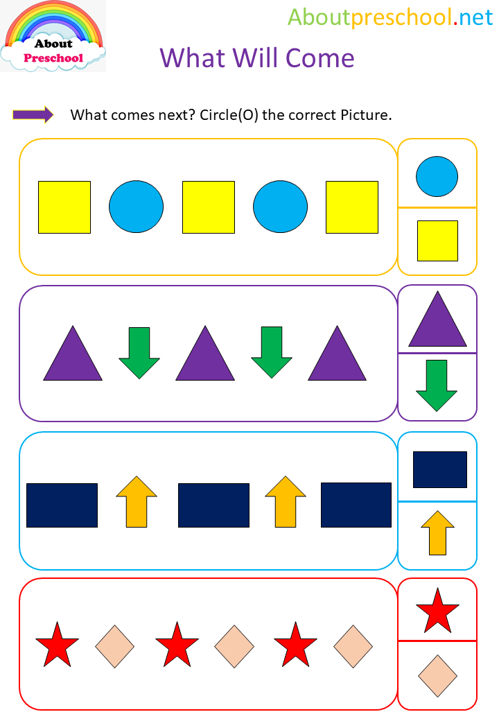 Preschool What Comes Next-7 - About Preschool