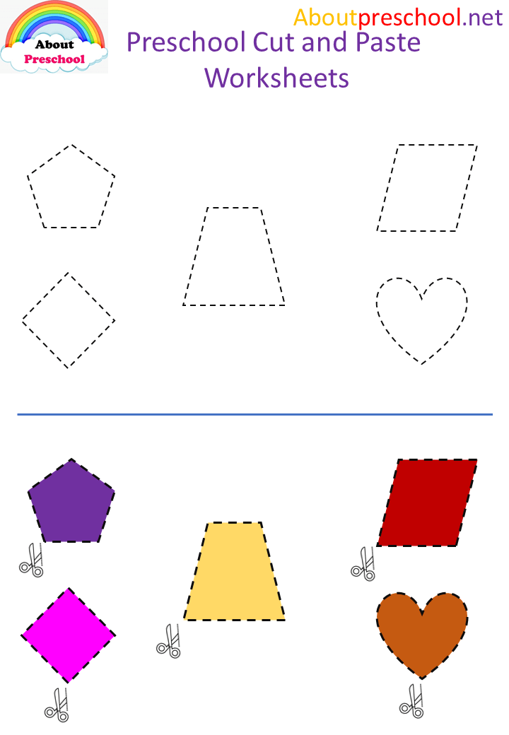 Printable Cut And Paste Worksheets