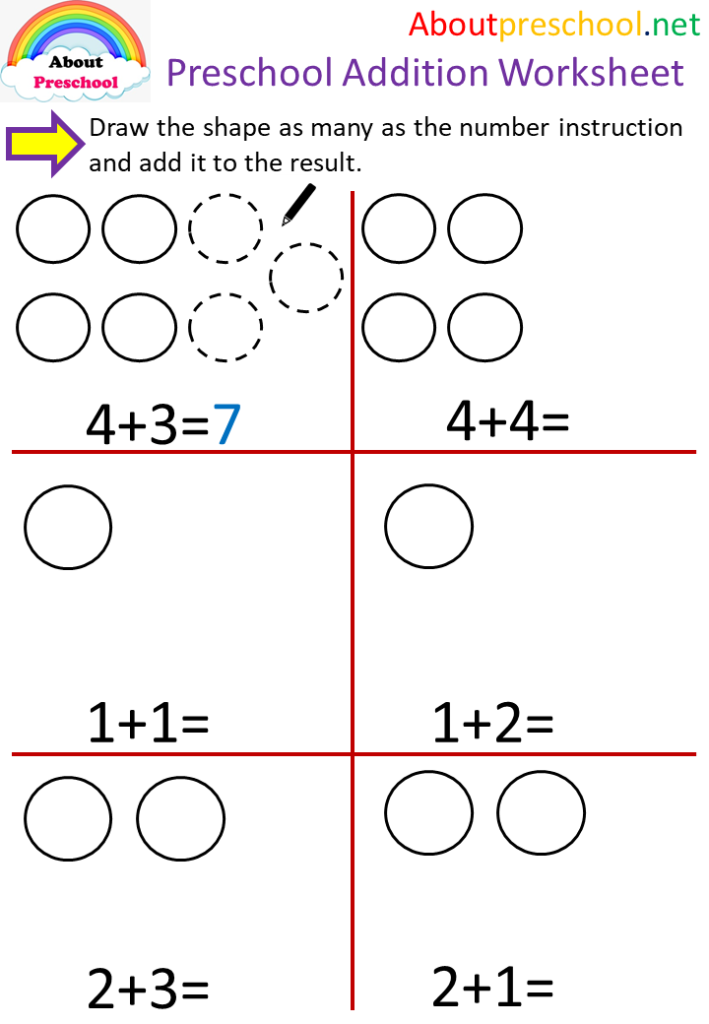 Preschool Addition Worksheet-30 - About Preschool