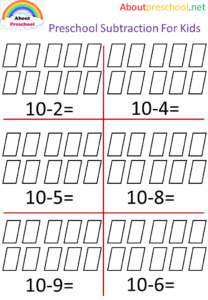 Preschool Subtraction For Kids -40 - About Preschool