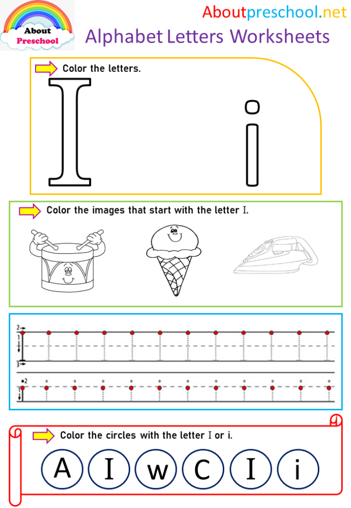 Alphabet Letters Worksheets-J - About Preschool