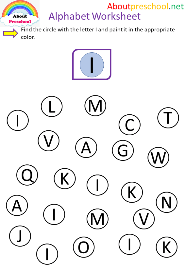 Alphabet Worksheet - L - About Preschool