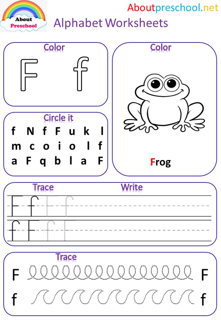Alphabet Worksheets-G - About Preschool