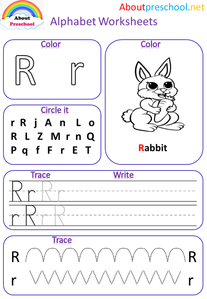 Alphabet Worksheets-U - About Preschool