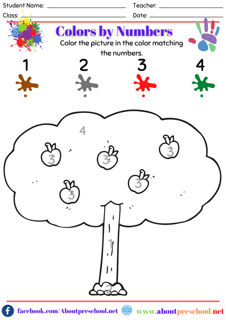 Colors by Numbers-4 - About Preschool