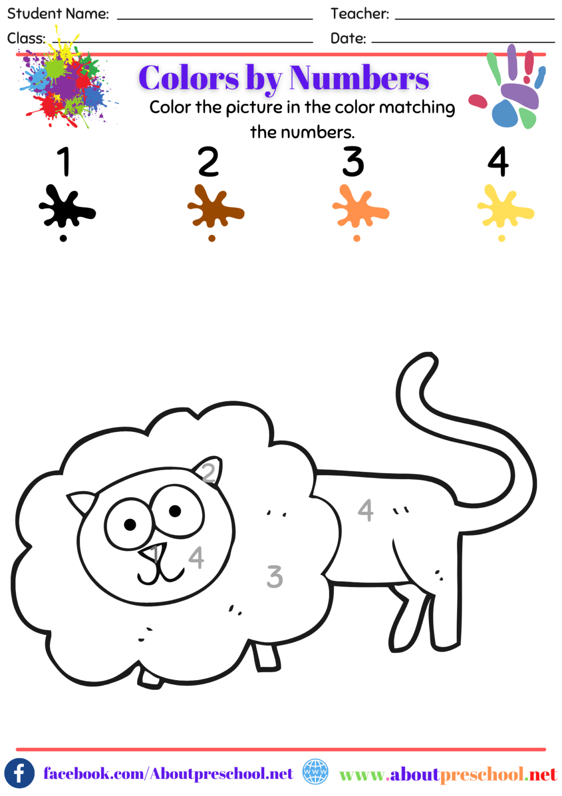 Colors by Numbers-8 - About Preschool
