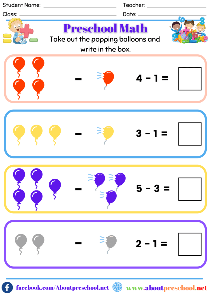Kindergarten Math-18 - About Preschool