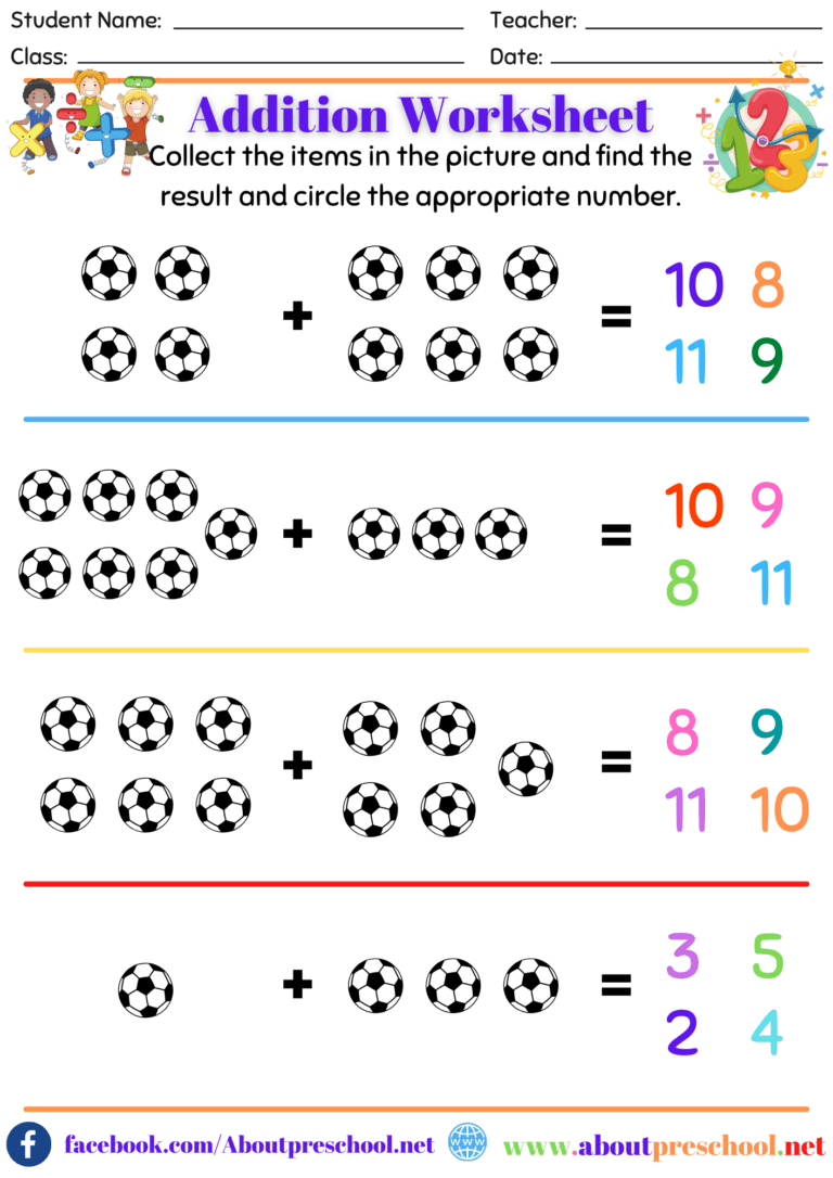 Kindergarten Math - 27 - About Preschool