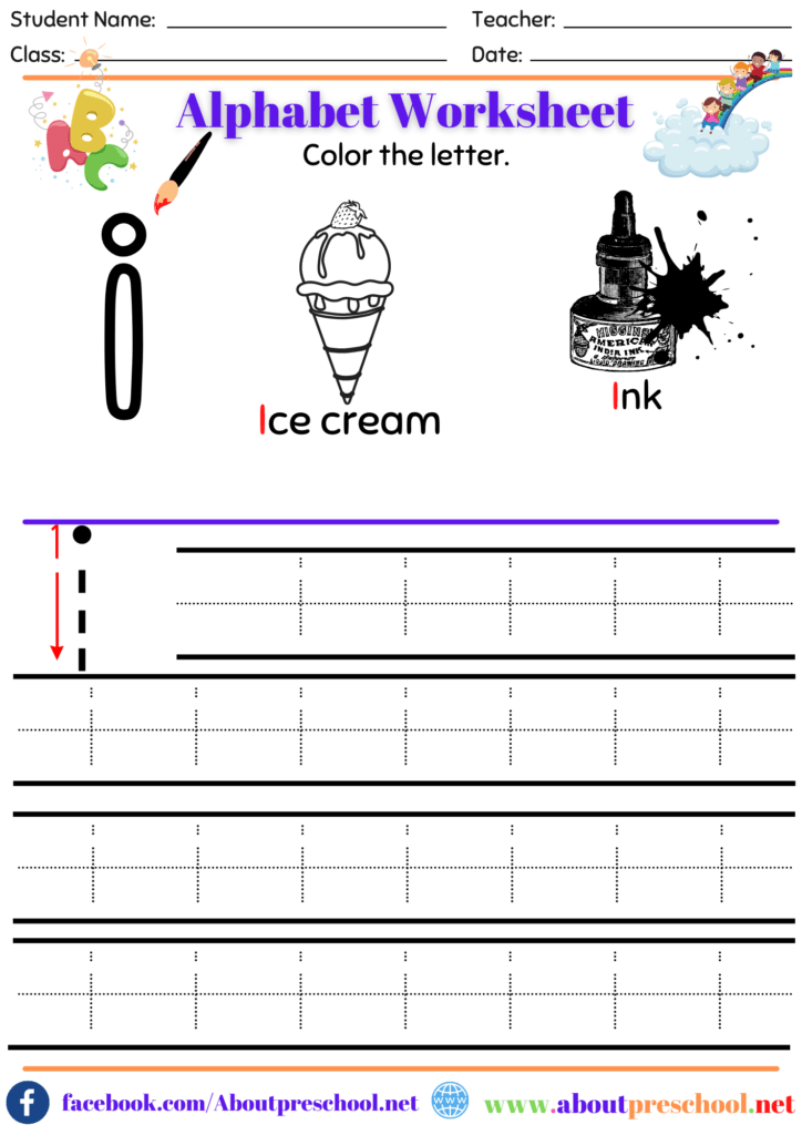 Lowercase Letters-l - About Preschool