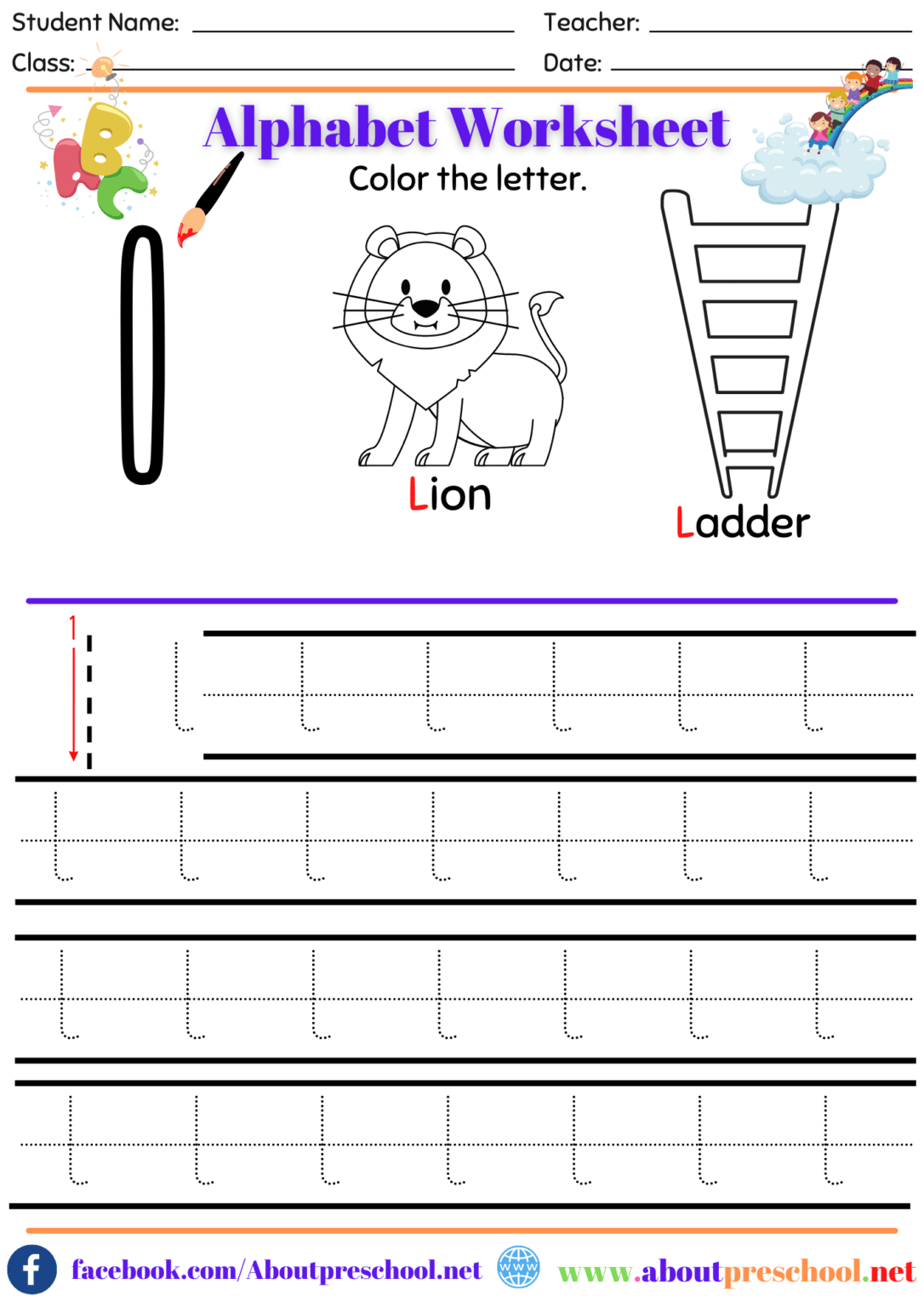 Lowercase Letters-m - About Preschool