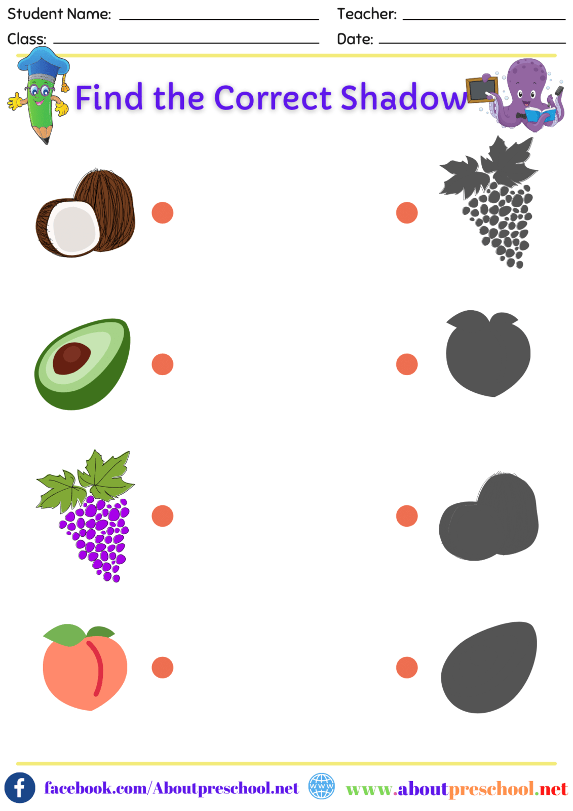 Preschool Matching Worksheets 24 About Preschool