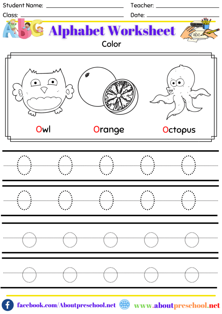 Color O Archives - About Preschool