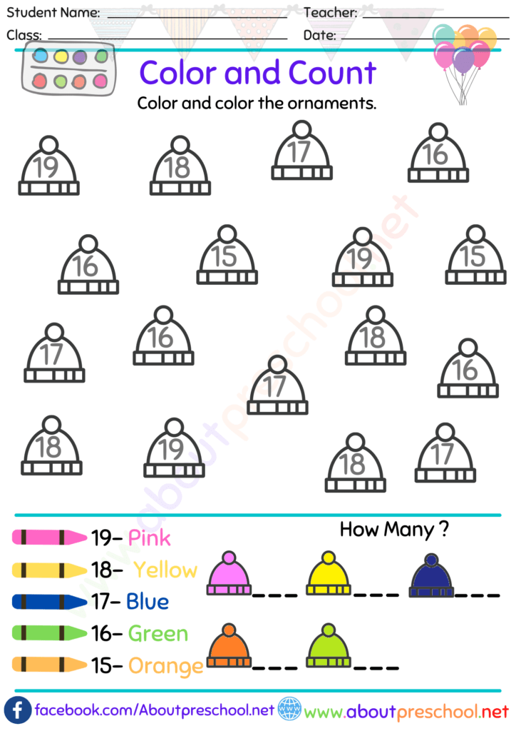 Colour By Numbers Christmas-10 - About Preschool