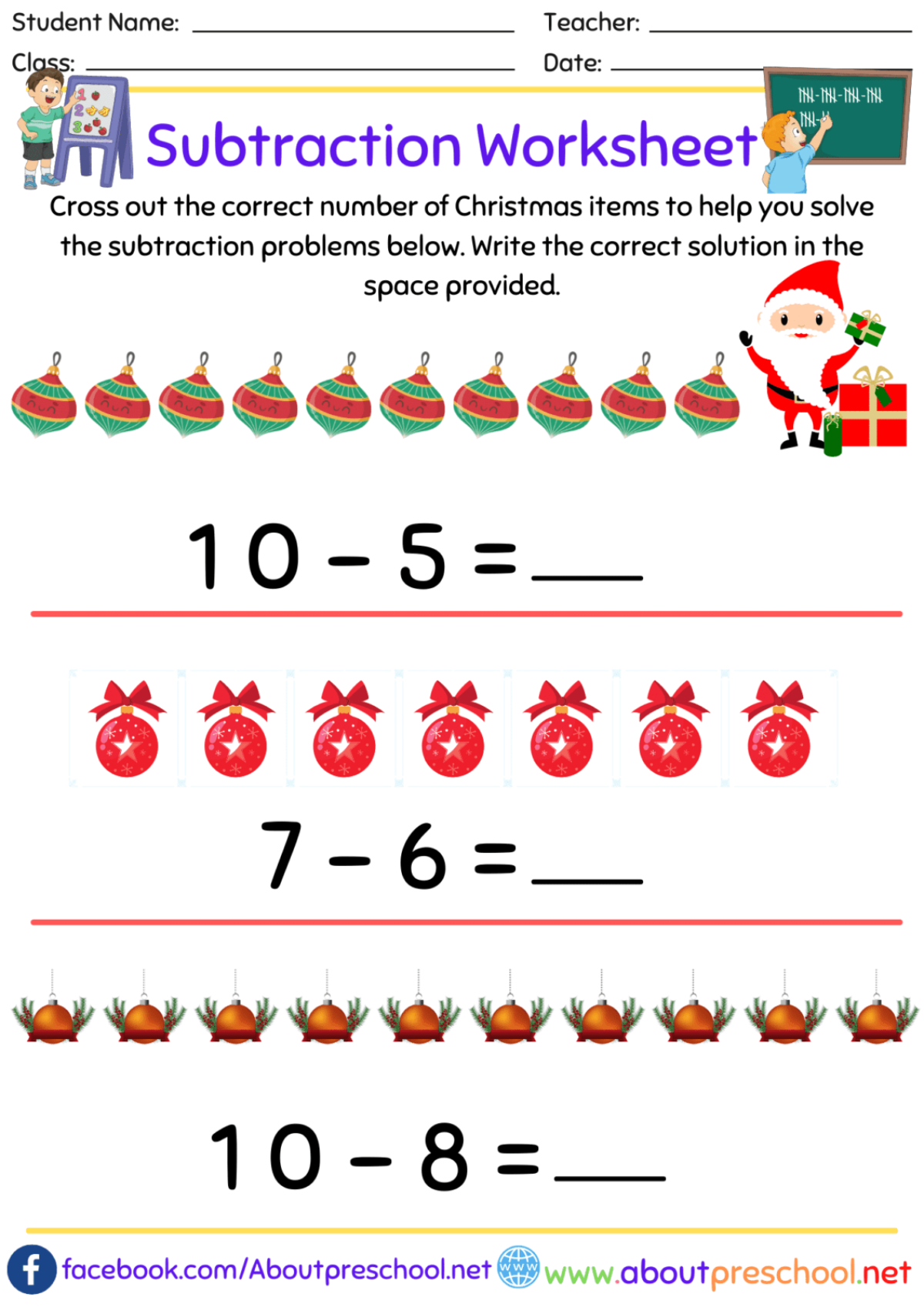 Kindergarten Addition And Subtraction Worksheets By Dana39s Addition