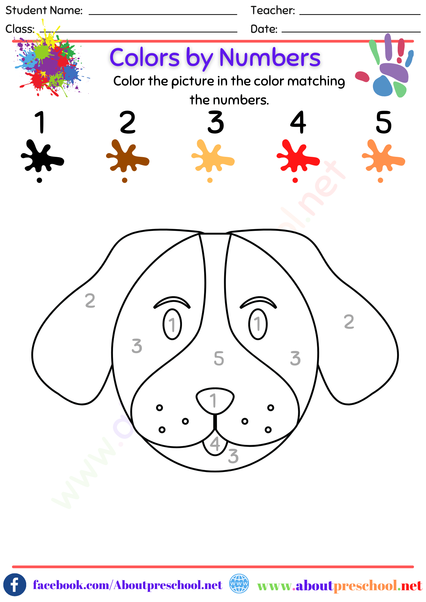 Colors by Numbers-23 - About Preschool