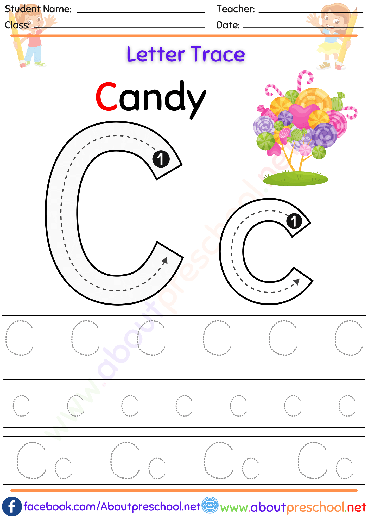 Letter C Tracing Worksheet PDF Archives About Preschool Letter C Tracing Worksheet PDF Archives About Preschool