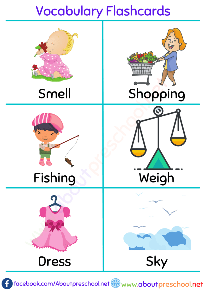 Vocabulary Flashcards-11 - About Preschool