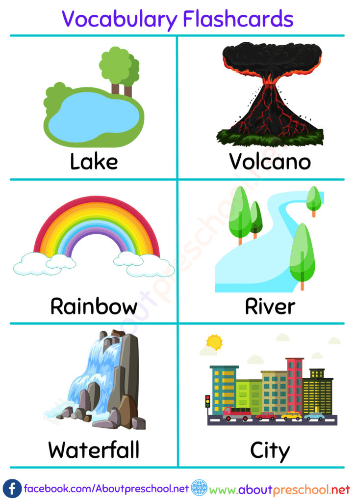 Vocabulary Flashcards-16 - About Preschool