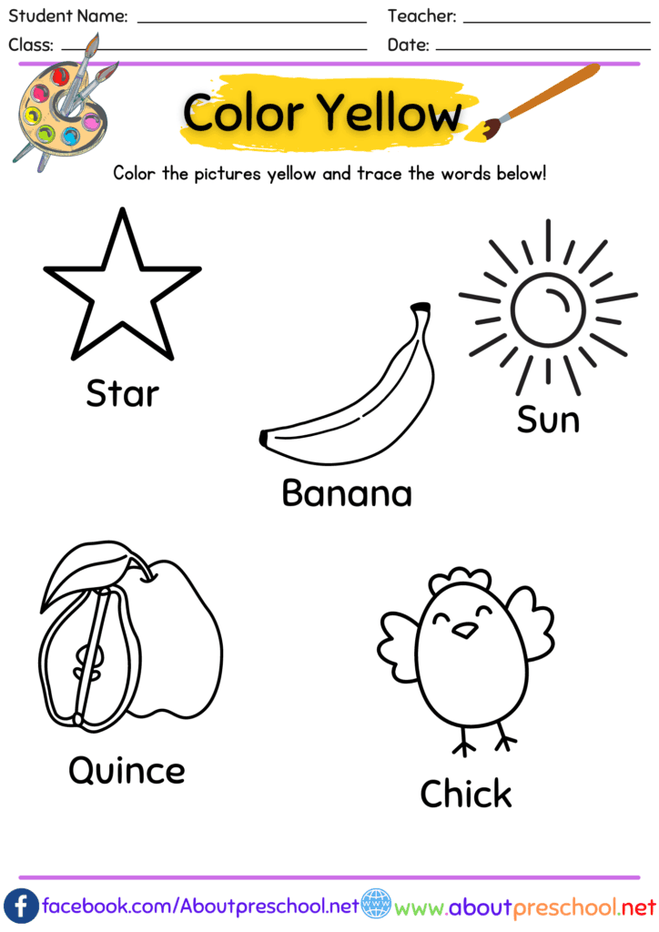 Yellow Archives - About Preschool