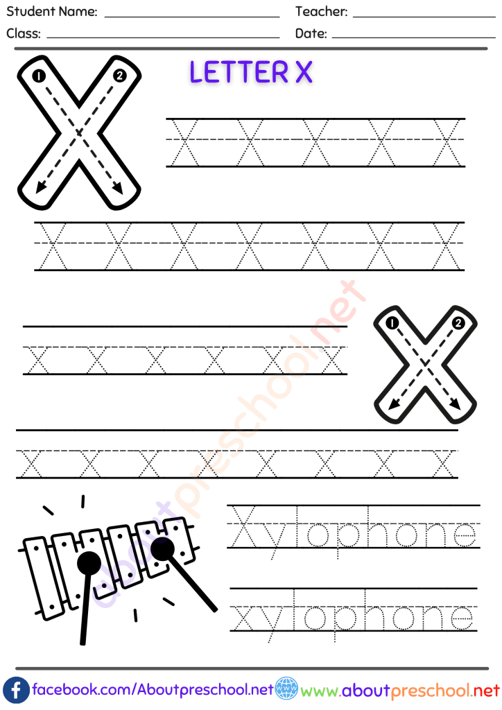 Alphabet Worksheets Archives - About Preschool
