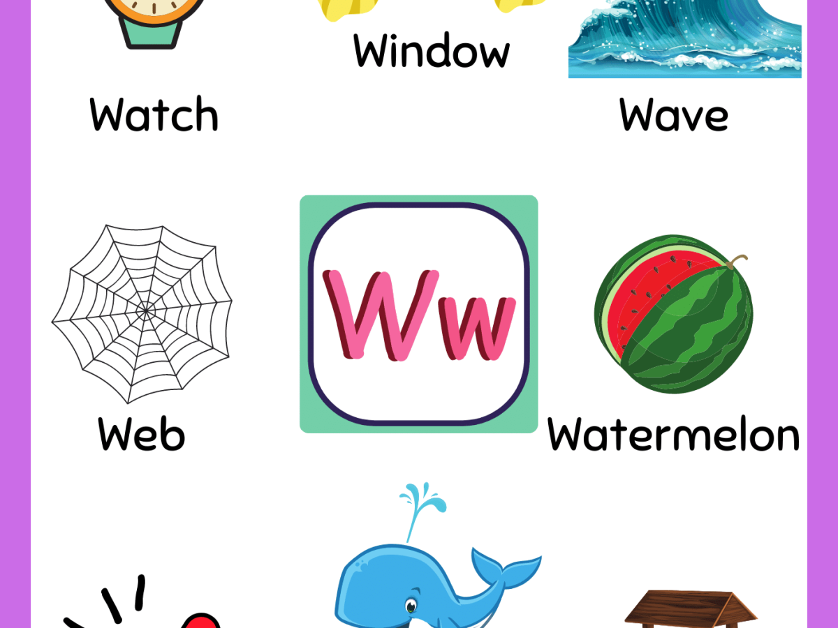 Letter W Words List