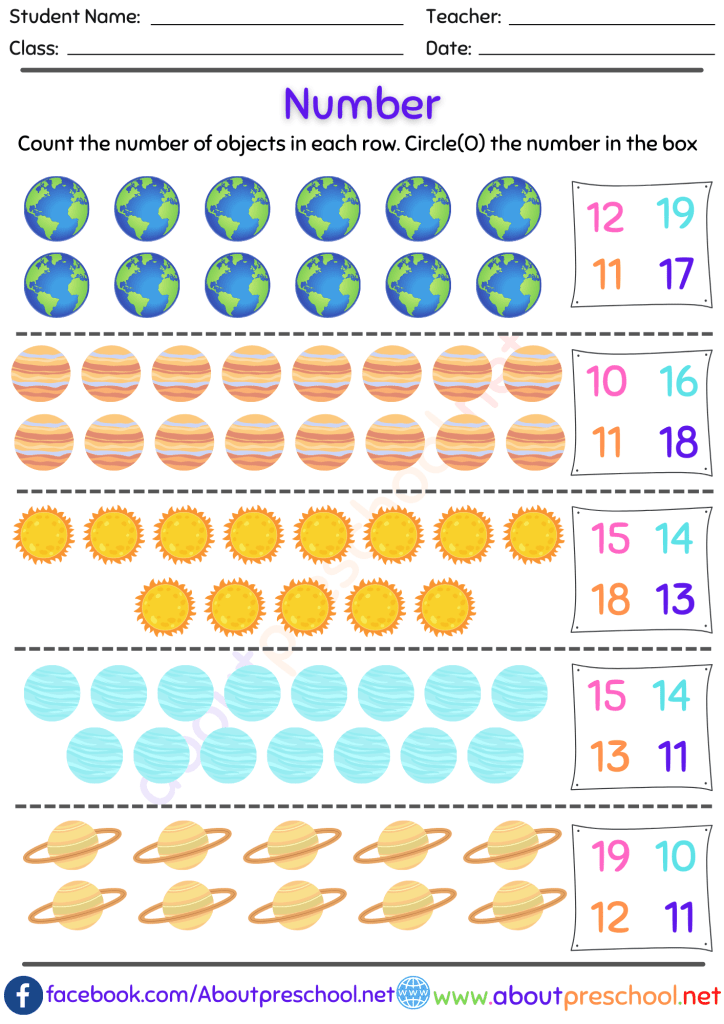Numbers&Counting Archives - About Preschool