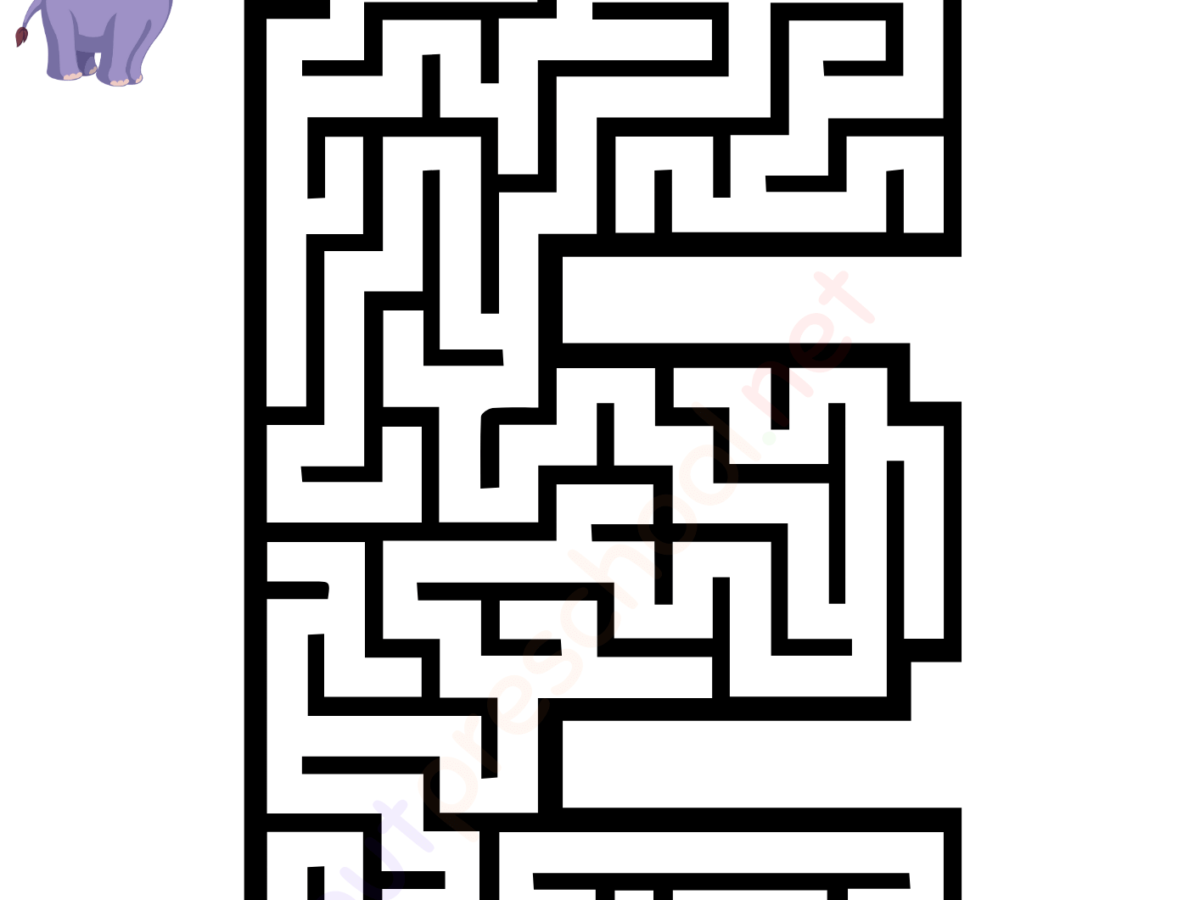 Letter Maze E