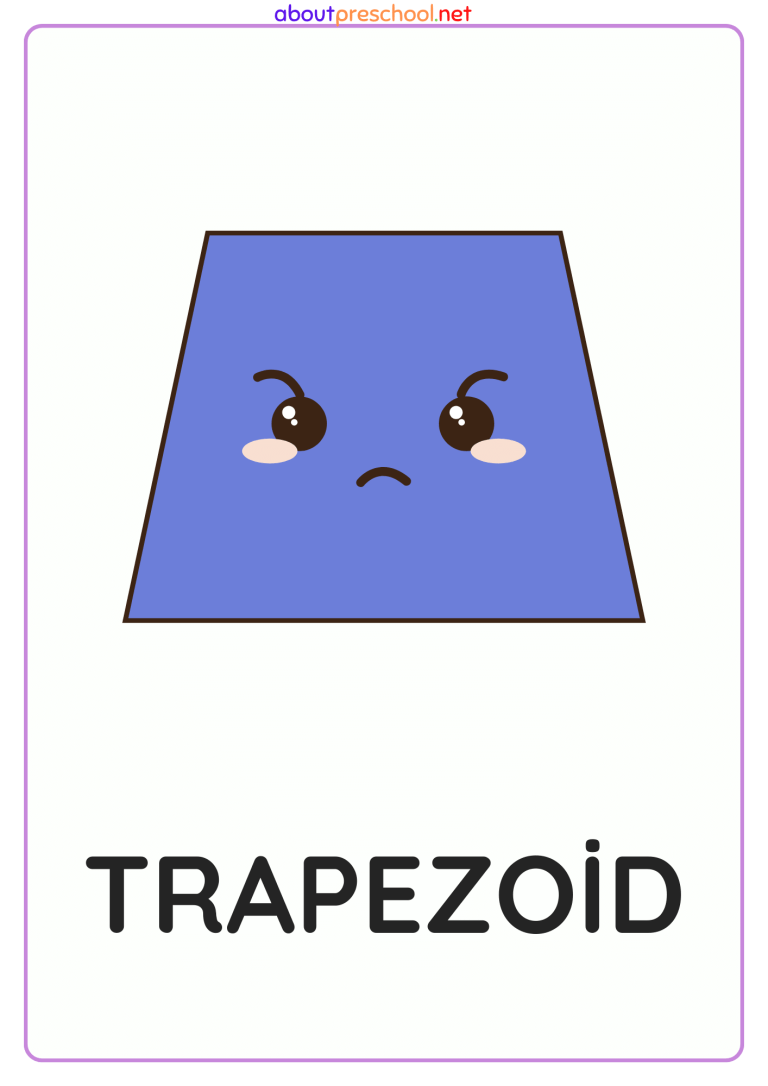 Free Printable Shapes Flashcards For Preschoolers - About Preschool