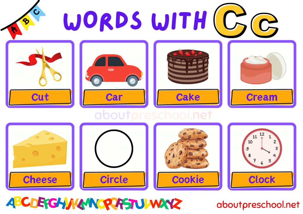 Words With C - About Preschool