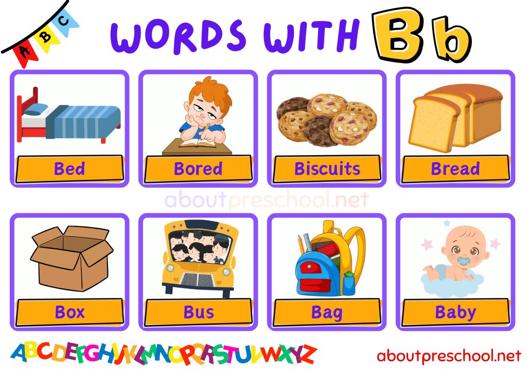 Words With B - About Preschool